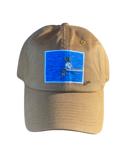 “SZA:SOS” Hand Painted Strap Back Hat – S Rose Chicago